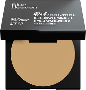 BLUE HEAVEN Oil control compact powder matte finish Honey medium 301 ...