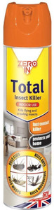 Zero in ZER905 Total Insect Killer Indoor Use Kills Flying And Crawling ...