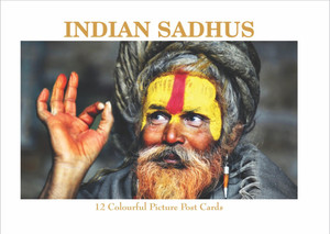 Dharmic Collection Of Multicolor Indian Sadhus Postcard Book: Pack Of ...