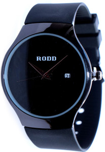 Bari Collections Rodd Black Dial And Black Strap Men watch analog ...