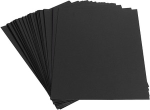 Flipkart.com | KRASHTIC A4 Black Color Sheets for Art and Craft Set for ...