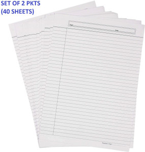 Flipkart.com | NumberOne White Thick A4 Sheet Both Side Ruled Pack Of 2 ...