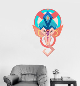 SUMAN ENTERPRISES 58 cm Lord Ganesha Self Adhesive Sticker Price in ...