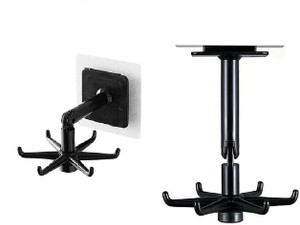 Kaaple Adjustable 360° Rotating Folding Hook Wall-Mounted Utensils ...