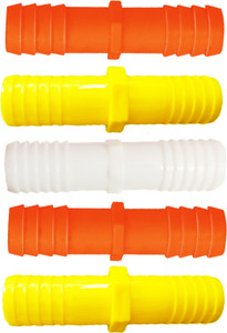 VVISW PVC Pipe Jointer / Pipe Connector 1 inch (20 mm) Set Of 5pc With ...