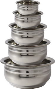 Subhash Classic Light Weight 26G Bottom Handi/Urli set of 5 Piece ...