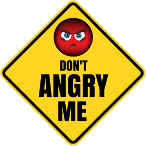 HindK 12.7 cm Combo Sticker Pack Of 3 | DON'T ANGRY ME STINKER NO ...