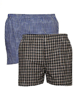 CREEPY Checkered Men Boxer - Buy CREEPY Checkered Men Boxer Online at ...