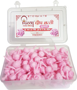 Divya Cotton Wicks || Pure Cotton Diya Batti for Pooja || Machine Made ...