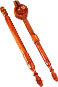 POOJA GHAR Wooden Havan Spoon (Sruba / Sruchi), Homam Spoon, Ghee Spoon ...