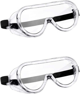 Safies Wrap Around Eye Safety Goggles Pack of 2 Goggles M Anti-Fog ...