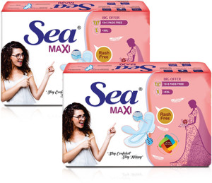 Sea Pack of 30 XXL Maxi Anti Bacterial,Rashes Free Cottony Soft ...