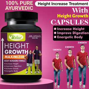 Riffway Height Growth Tablets Body Growth Reduce Muscles Deficiency 100 ...