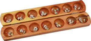 PALJJI HANDICRAFTS Vamana Guntalu / Pallanghuzi / Mancala Wooden Board ...