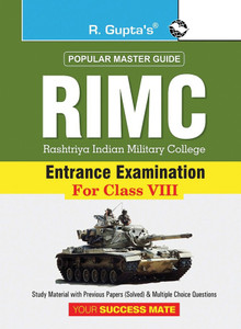 RIMC (Rashtriya Indian Military College) Entrance Exam (For Class VIII ...