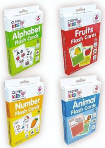 WHITE POPCORN Colours Flash Cards for Kids Educational Learning ...