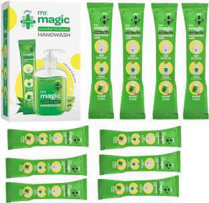 Godrej Protekt Mr. Magic Hand Wash Pump + Refil Hand Wash Refill ...