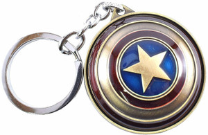 RVM Toys Rotating Captain America Keychain Revolving Spinner Red Bronze ...
