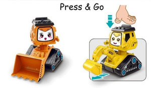 TOYICO! Unbreakable Robot Truck Push & Go Construction | Toy JCB ...