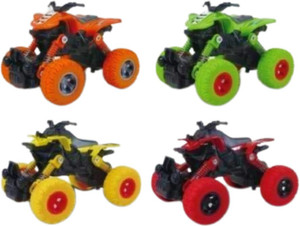 TOYICO! Friction Powered Monster Car for Kids (Bike Handle Model)- Set ...