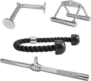 YMD Cable Attachments Gym Handles-Combo Pack ! Multi-training Bar - Buy ...