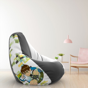 Ben 10 XL Teardrop Bean Bag With Bean Filling Price in India - Buy Ben ...