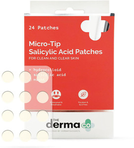 The Derma Co Micro-Tip Salicylic Acid Patches with Hydrocolloid for ...