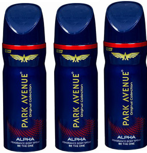 PARK AVENUE Alpha Fragrance Body Spay 150ML Each (Pack of 3) Deodorant ...