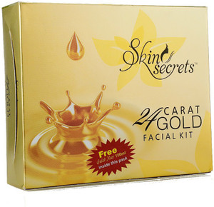 SKIN SECRETS 24 CARAT GOLD FACIAL KIT 62g - Price in India, Buy SKIN ...