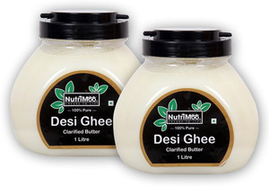 NutriMoo Pure & Natural Desi Ghee | Real Buffalo Milk Ghee | 100% ...
