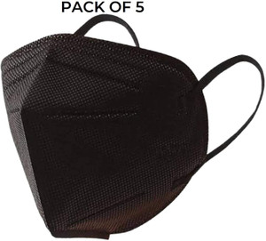 Innovera Design 5 Layer N95 Mask (Pack of 10) H-MASK-N95-Black-5 ...