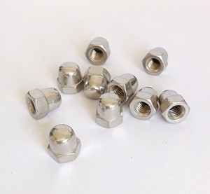Hardware Nut & Bolt Set Dome Nut(Acorn nut), Hex Head (10 Pcs) 6mm ...