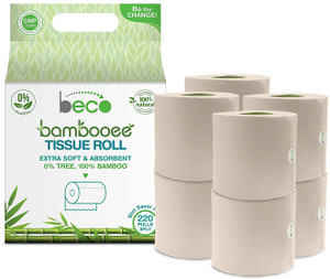 Beco Eco Friendly - Tissue Roll/ Toilet Tissue Paper (3 Ply) - 8 Rolls ...