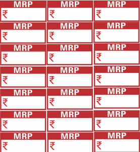 Ab Sab MRP Self Adhesive 800 Stickers Self Adhesive Paper Label Price ...