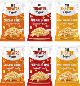 THE THEATRE Project Blockbuster Combo Pack of Gourmet Popcorn(Cheese ...