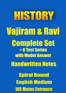 History Handwritten Notes By Vajiram And Ravi Plus 8 Tests With Model ...