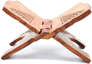 ADA Handicraft Pakka Sheesham Wooden Book Holder, Intricate Hand ...