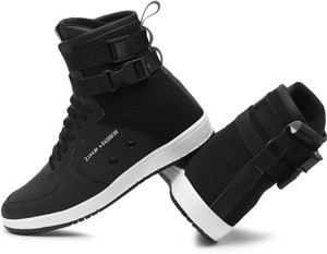 Zixer Men's PRO Style High Top Ankle AirForce 1 Laser Sneakers Long ...