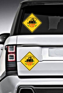 HindK 10.16 cm Vinyl Stickers Pack Of 4 ( 5×5 & 4×4 Inch) | LOGO FARMER ...