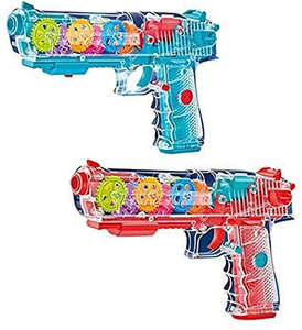 ANANYA SHOP Transparent Glow Gun with 3D Light & Sound Effects Concept ...