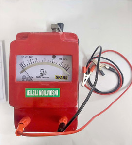 METERBAZAR spark Hand Driven MEGGER Generator Insulation Tester, 100V ...