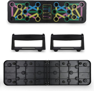 NSP NSPA53_Push Up Bars Stand Board Gym, Strength for Chest Press,Dips ...