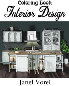 Interior Design Coloring Book: Buy Interior Design Coloring Book by ...