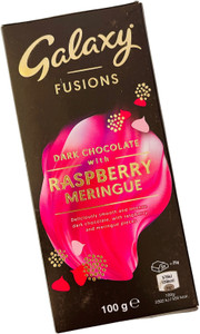 GALAXY FUSIONS Dark Chocolate With Raspberry Meringue Imported 100g ...