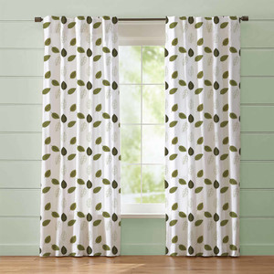 Cotonex 183 cm (6 ft) Window Cotton Semi Transparent Curtain (Pack Of 2 ...