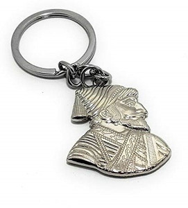 Arkanum Chhatrapati Shivaji Maharaj Double Sided Silver Metallic Key ...