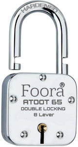 Foora 5 Keys Lock ATOOT 65mm, Hardened Shackle, Double Locking Padlock ...