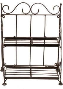 W.S.HANDICRAFTS Containers Kitchen Rack Iron 2-Tier Space Saving ...
