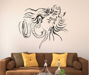 Keliko 50 cm Lord Shivan | Wall Stickers | PVC Vinyl | Non-Reusable ...