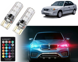 Selifaur Multicolor T10 LED Light | Car Interior Fancy Light | 2Pcs Car ...